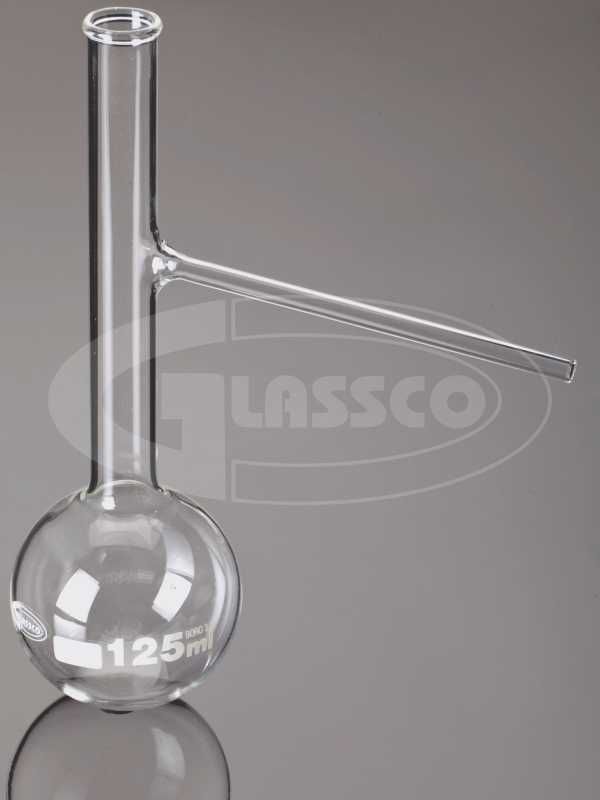 Balon de destilación con salida lateral de 500 ml, marca Glassco ...